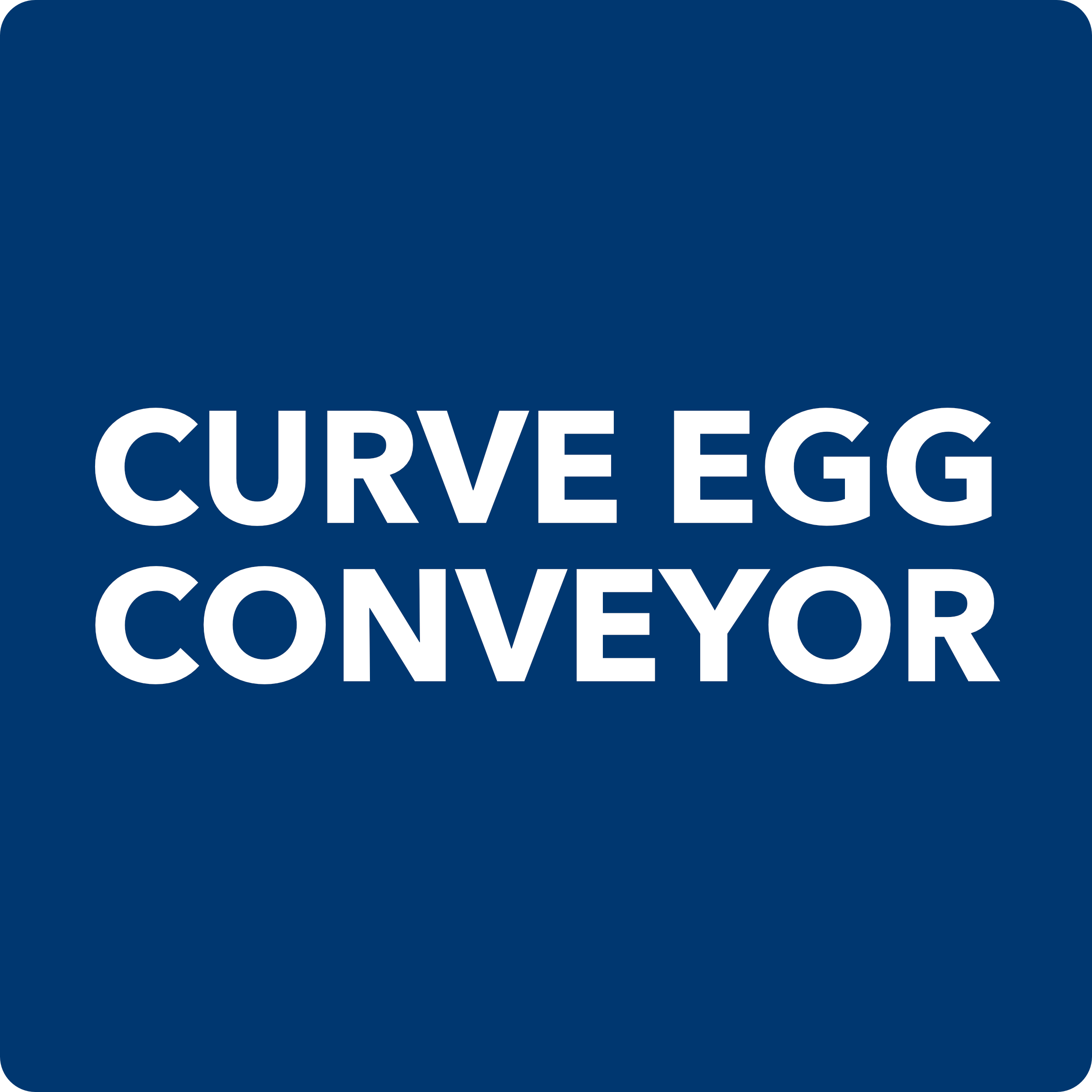 Curve Egg Conveyor – LubingUSA